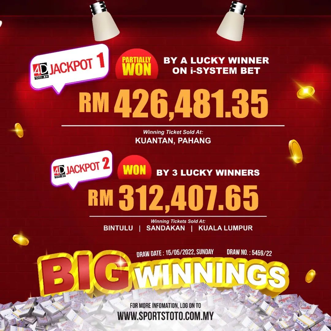 Live 4D Results Magnum 4D Sports ToTo Jackpot DaMaCai